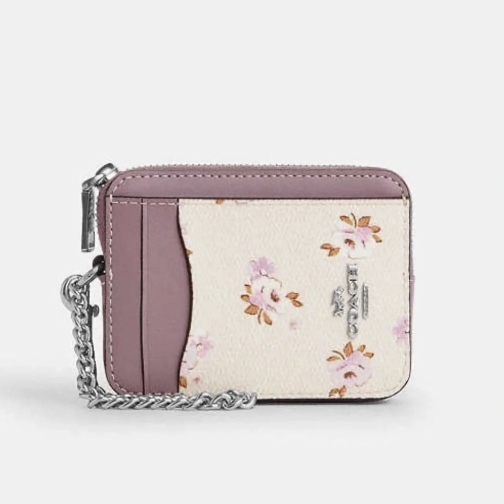 Coach | Bags | Coach Card Case With Floral Printcau43 | Poshmark